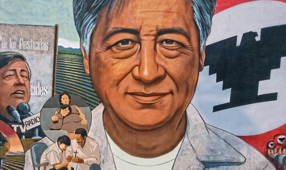 César Chávez and the United Farm Workers mural (Photo Credit: Salina ...