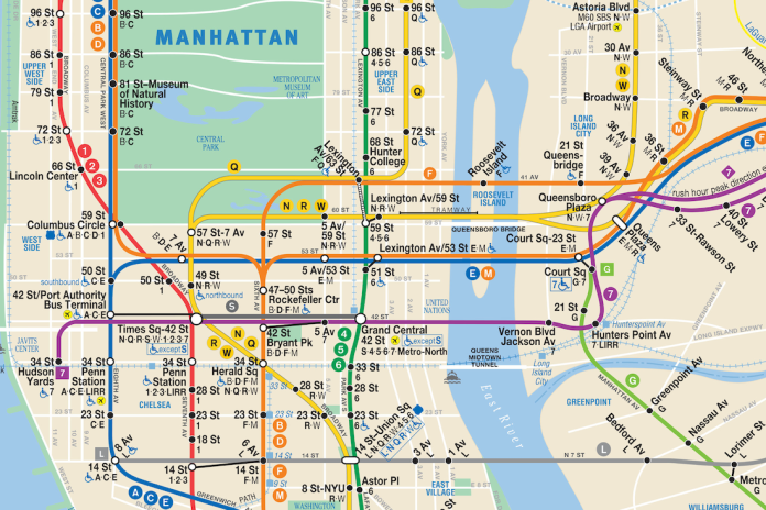 New York City MTA Unveils New Subway Map for the Five Boroughs - The ...