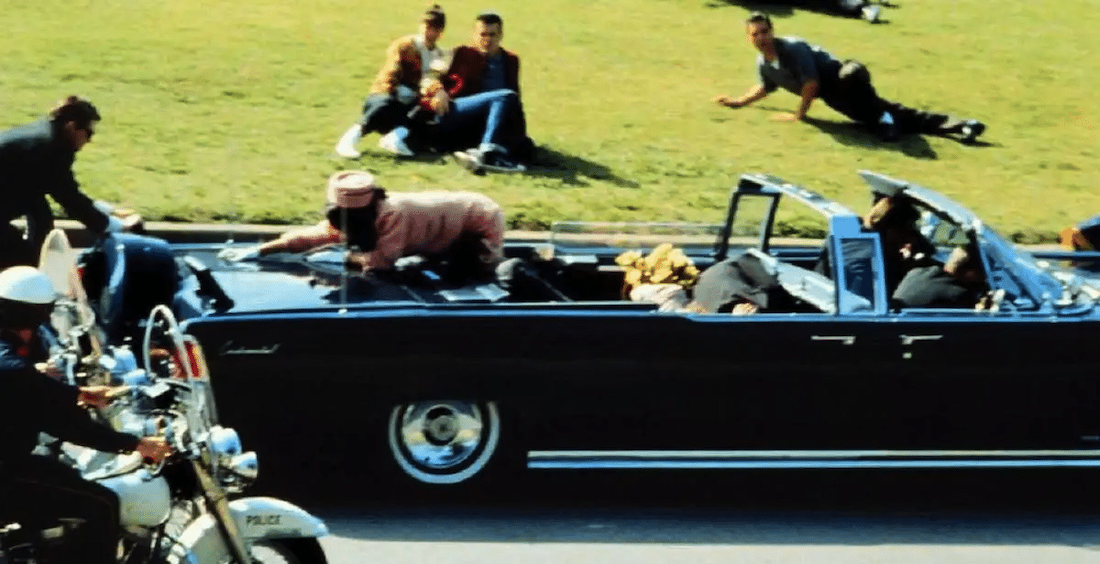 The immediate aftermath of the assassination of President John F ...